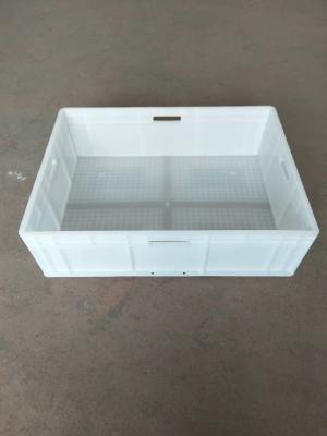 China Virgin Polyethylene Reinforcing Anti - Skid Bottom Euro Stacking Containers Loading Capacity 20kg for sale