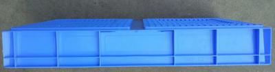 China Durable Virgin PP Or PE Material Euro Stacking Containers Color Customized 800*400*120mm for sale