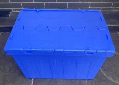 China Impact Resistance Plastic Attached Lid Containers For Industrial for sale