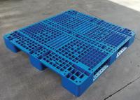 China 2000kg  Heavy Duty Plastic Pallets 8pcs Steel Reinforcing Inside for sale