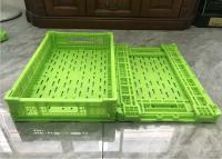 China Polyethylene Fruit And Vegetable Plastic Crates For Shipping Color Custom for sale
