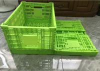 China Food Grade Fruit And Vegetable Plastic Crates Virgin PP 300mm Height for sale