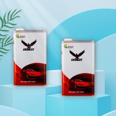China Yellowing Resistant Auto Paint Thinner Gold Mirror Effect High Coverage for sale