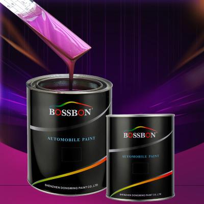 China 1K Metallic Car Paint Chameleon Car Refinish Paint Two Colors Change for sale