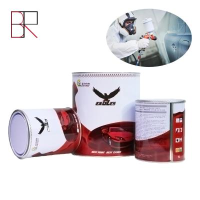 China High Gloss Strong Adhesion 2K 1K Black Ready Mixed Car Paint for sale