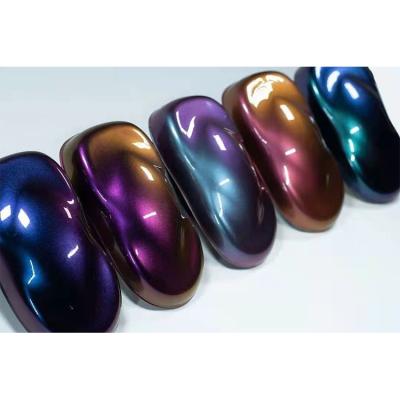 China Pearl Chameleon Auto Car Paint Anti Yellowish High Hardness Metallic 1k for sale