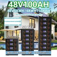 China 5KW 10KW Solar Energy Storage Systems LiFePO4 Lithium Ion Phosphate Battery Pack 12V 48V 100Ah for sale