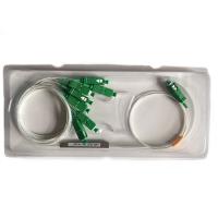China PSM 1X16 Fiber Optic PLC Splitter 0.9mm Optical Steel Tube Mini Type for sale