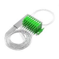 China 1260nm-1650nm Single Mode Fiber Splitter 1x8 PLC Splitter For FTTX for sale