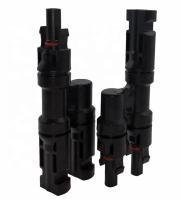 China T Type 2 To 1 Solar PV Connector 1000V / 1500V IP68 For Solar Power System for sale