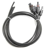 China Waterproof MC4 Solar Extension Cable / 12AWG Solar Adaptor Cable for sale
