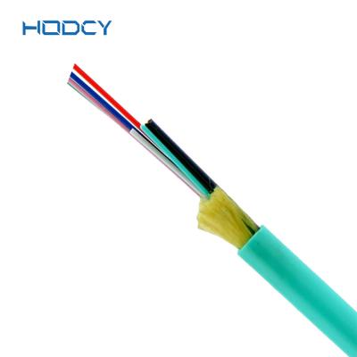 China GJFJV Indoor Fiber Optic Cable OM3 FRP Strength Member Tight Buffered Distribution for sale