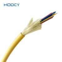 China OS2 SingleMode Indoor Fiber Optic Cable GJFJV 1-12cores Loose Tube Structure for sale