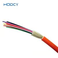 China OM2 Multimode Indoor Fiber Optic Cable GJFJV Tight Buffered With LSZH PVC Jacket for sale
