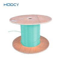 China 0.9mm Indoor Fiber Optic Cable / OM4 OM3 Multimode Fiber Cable Aqua Color for sale
