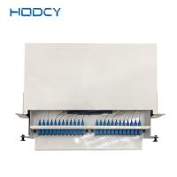 China Wall Mounted Fiber Optic Patch Panel 48 cores SMC For Outdoor Telecom Cabinet for sale