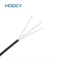 China Single Mode Aerial FTTH Drop Fiber Optic Cable FRP KFRP Steel Strength Member for sale