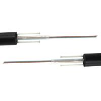 China 12F Overhead Outdoor Fiber Optic Cable GYXFTY G655 G652D G657A Non Metallic for sale