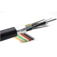 China GYTA 12 Core Single Mode Armoured Fiber Optic Cable With PE Jacket for sale