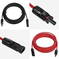 China IP68 IEC60502 PV Solar Cable 4mm2 6mm2 Male Female Solar Panel Connector for sale