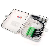 China ODB NAP 16 Core FTTH Fiber Optic Terminal Box 16 Ports Wall Mounted Distribution Box for sale