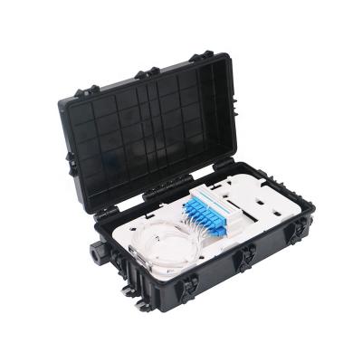 China ODF 12 Port Fiber Termination Box , PLC Splitter Box Wall Mout / Polt Mount for sale