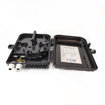 China Hochiry Network Fiber Optic Distribution Box Waterproof IP65 16 Core 260mm*210mm*90mm for sale