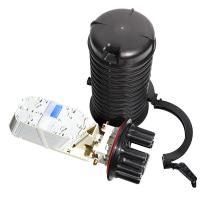 China 144 Cores Aerial Fiber Splice Enclosure Junction Box Heat Shrinkable Type 507*200mm for sale