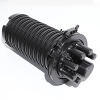 China 144 Cores Aerial Fiber Splice Enclosure Junction Box Heat Shrinkable Type 507*200mm for sale