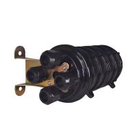 China 4-Φ20mm Fiber Optic Splice Closure /  Dome Enclosure With ABS PC Material for sale