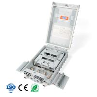 China 16 Core FTTH Fiber Access Terminal Box Caixa Caja Outdoor Wall With CTO Inline Drop Cable for sale