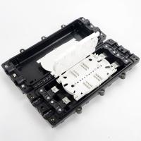 China 3 In 3 Out Inline 48 Cores Fiber Splice Tray Enclosure , Horizontal Fiber Optic Joint Box 1.5kg for sale