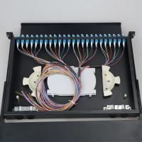 China ODF Fiber Optic Patch Panel Rack Mounted SC FC ST LC 48 Fiber for sale