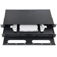 China 19'' 1U ODF 24 Port SC Fiber Patch Panel Distribution Box SMC IP55 for sale
