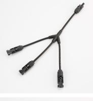 China IP68 Adaptor Cable Connector 2 Branch MC4 Y Type 3 Way Solar Panel Wire Cable for sale