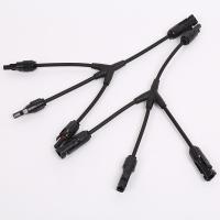 China IP68 Adaptor Cable Connector 2 Branch MC4 Y Type 3 Way Solar Panel Wire Cable for sale