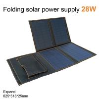 China Camping 28W 24W Small Portable Waterproof Folding Solar Panel 5V Outdoor Charging for sale