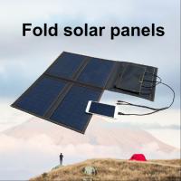 China Camping 28W 24W Small Portable Waterproof Folding Solar Panel 5V Outdoor Charging for sale
