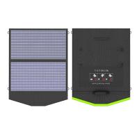 China Foldable Portable Solar PV Panel Charger 60W Waterproof Solar Power Bank 18VDC 3A for sale
