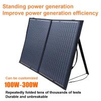 China Waterproof Solar PV Panel Charger Dual 100w 5V 2.1A USB Portable 2 Folding for sale