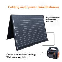 China Waterproof Solar PV Panel Charger Dual 100w 5V 2.1A USB Portable 2 Folding for sale