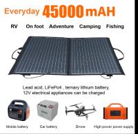 China Waterproof Solar PV Panel Charger Dual 100w 5V 2.1A USB Portable 2 Folding for sale