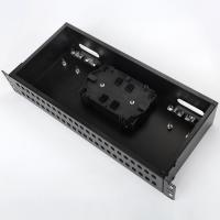 China 48 Port LC Patch Panel , 19inch 2U Fiber Optical Distribution Frame for sale