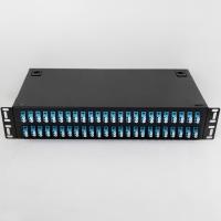 China 48 Port LC Patch Panel , 19inch 2U Fiber Optical Distribution Frame for sale