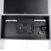 China ROHS 24 Port Fiber Optic Patch Panel / 19 Inch Rack Mount Network Distribution Frame for sale