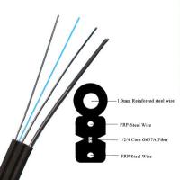 China G657A1 Self Supporting Aerial Cable , FTTH LSZH Fiber Optic Cable for sale