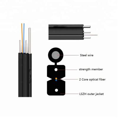China GJYXFCH G657A SM Fiber Optic Cable 1 Core FRP Strength Member 1200N for sale