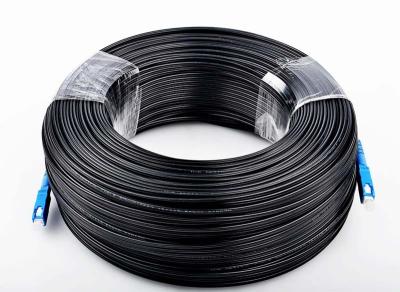 China SC UPC FTTH Drop Fiber Optic Cable Patch Cord Self Supporting G657A2 for sale