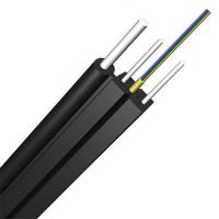 China Outdoor FTTH Drop Fiber Optic Cable 2km G657A1 LSZH Flat Type Single Mode for sale