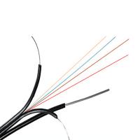 China Outdoor FTTH Drop Fiber Optic Cable 2km G657A1 LSZH Flat Type Single Mode for sale